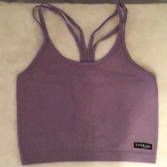 bebe | Tops | Bebe Sport Purple Top | Poshmark